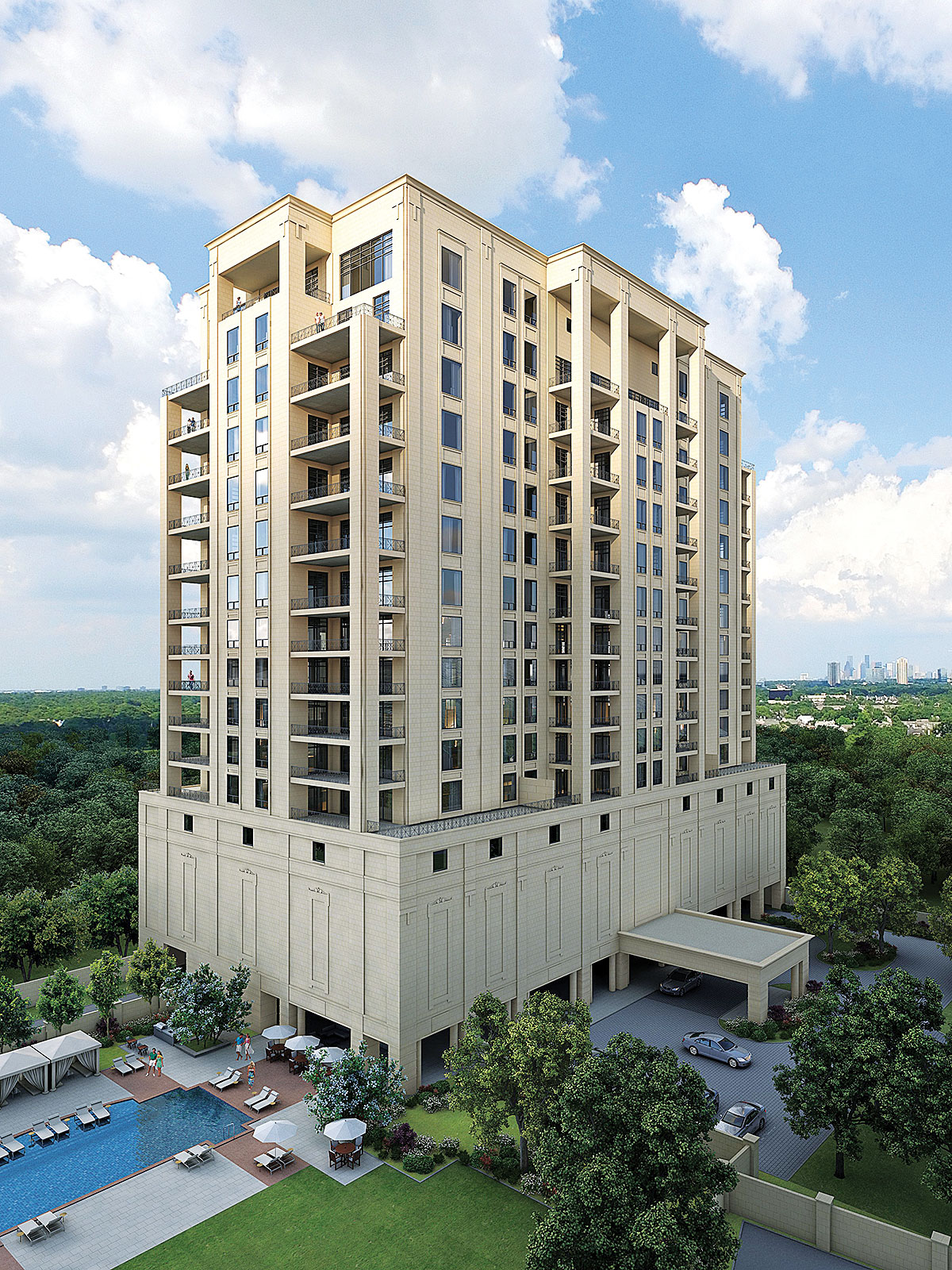 The Homey High-Rise: New 17-Story Houston Tower Values Comfort Over ...
