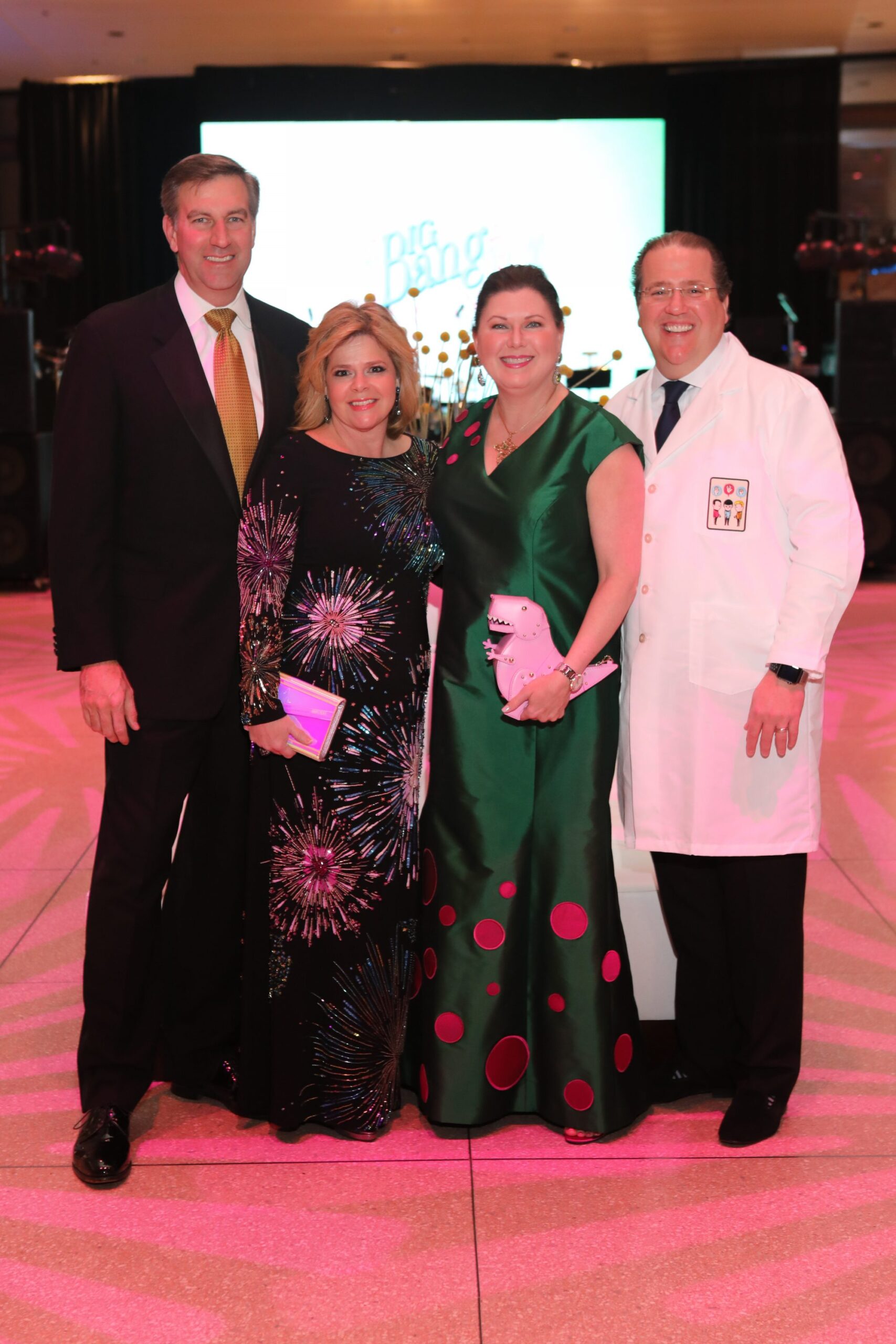 Houston's Big Bang Ball: Firework Fountains, Burning Money & Galactic ...