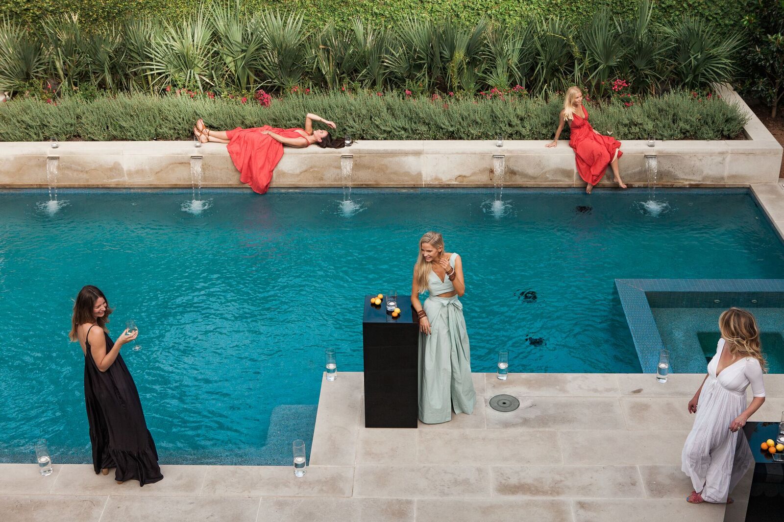 The Dreamiest Pool Party Ever? Chic Resort Wear Lands at Forty Five Ten ...