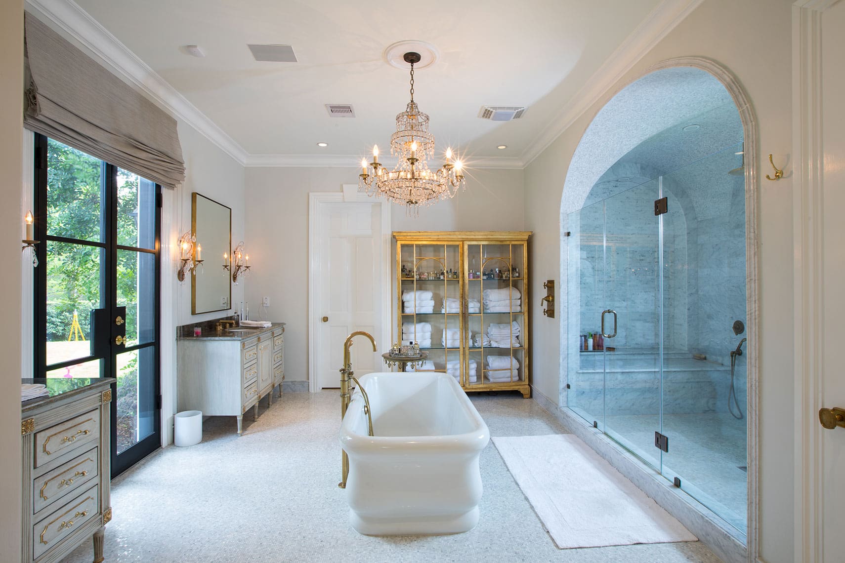 Secluded Houston Mansion is a True Party Palace: This Shower Room's ...