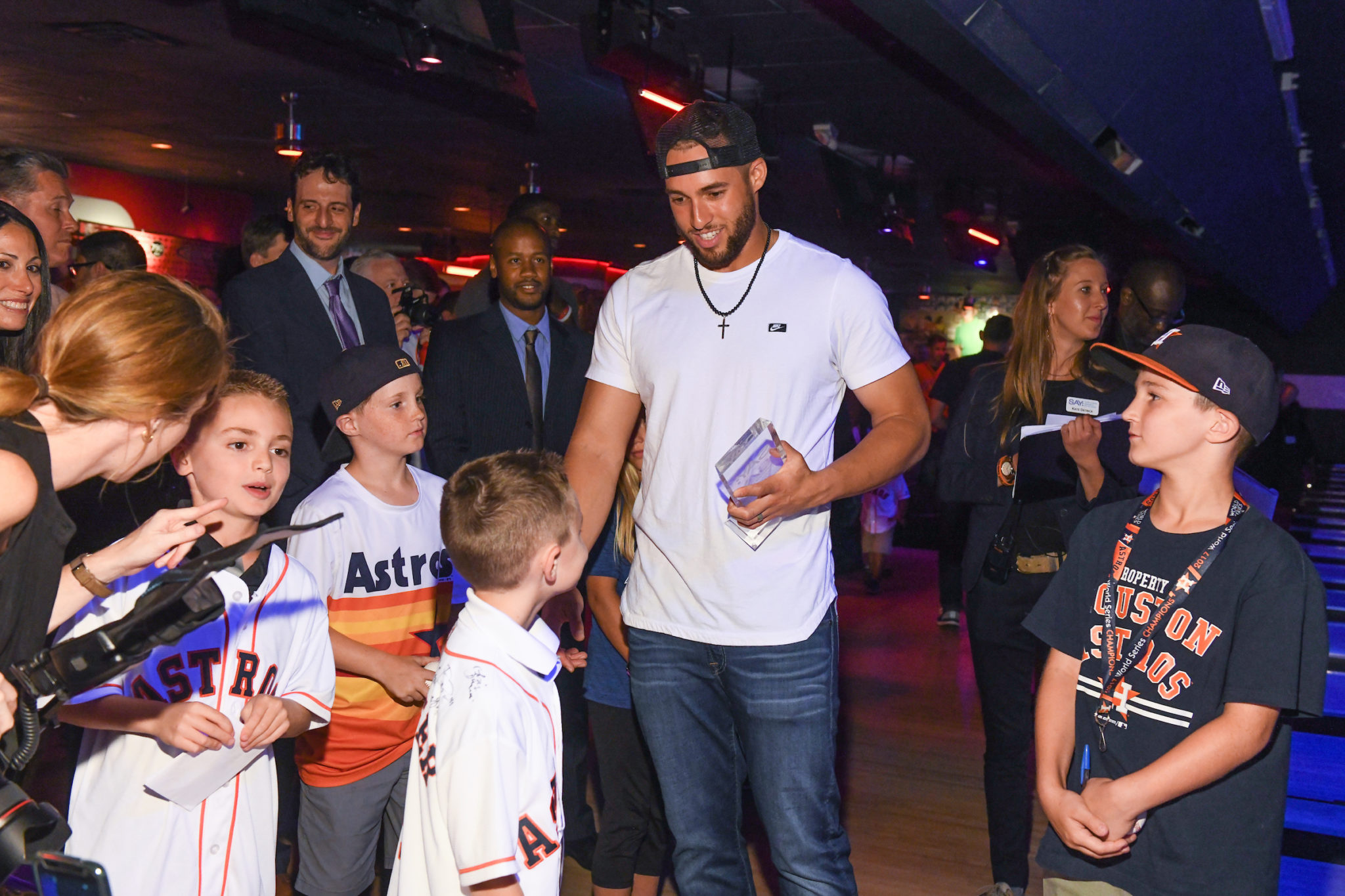 George Springer and His Wife Throw the Ultimate Bowling Party For Kids ...