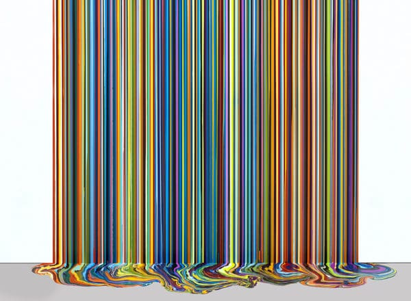 Ian Davenport's Stunning Waterfall of Color Turns Heads at Dallas ...