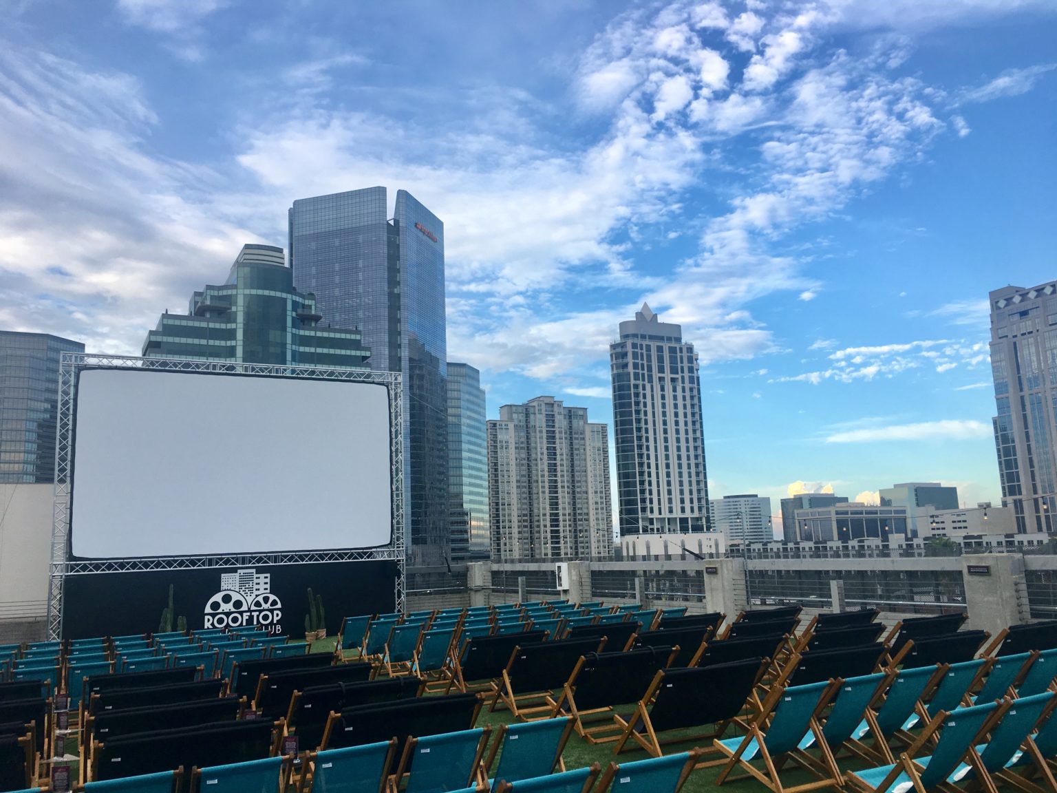 Your Sneak Peek Preview of Houston's New Rooftop Movie Theater: Outdoor ...
