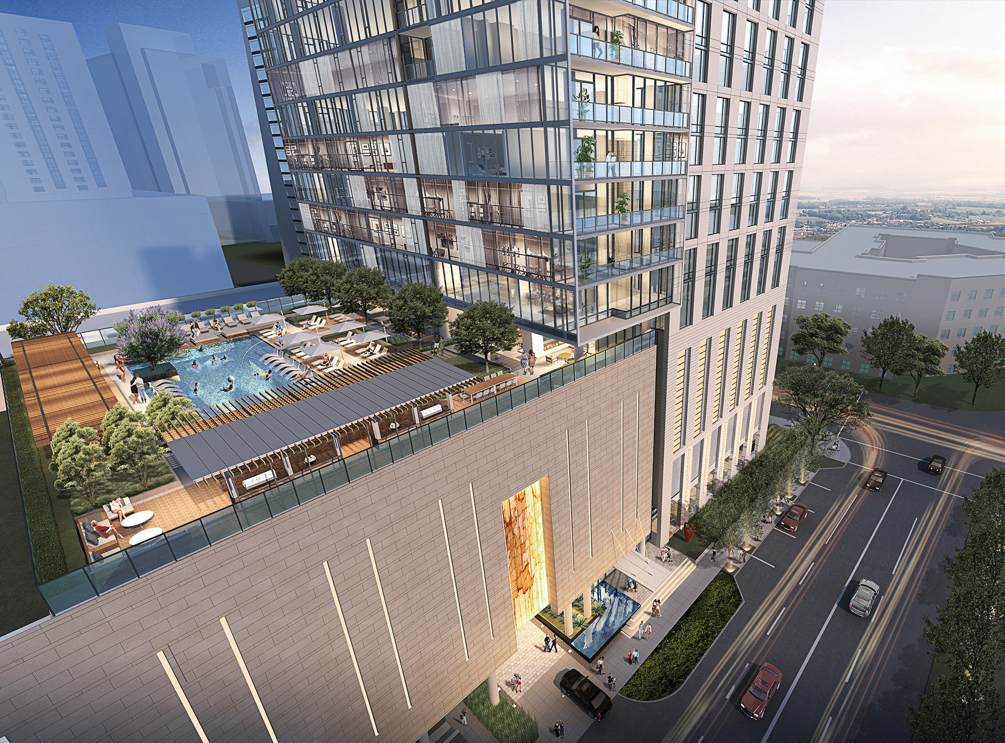 True Luxury Skyscraper Palace Rising in Victory Park, Bringing New ...