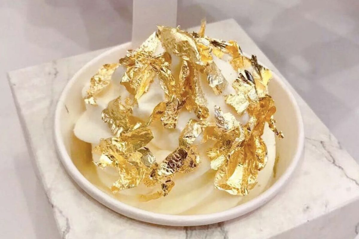 24-Karat Gold Ice Cream Shakes Up Houston's Soft Serve Scene — it's a ...