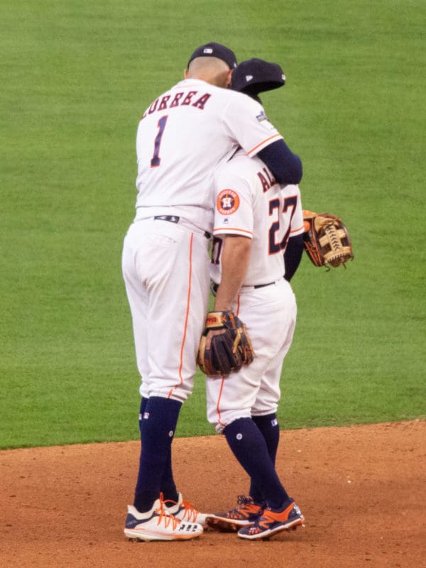 Jose Altuve Crushed by Uncharacteristic Errors and Dusty Baker's Hug ...