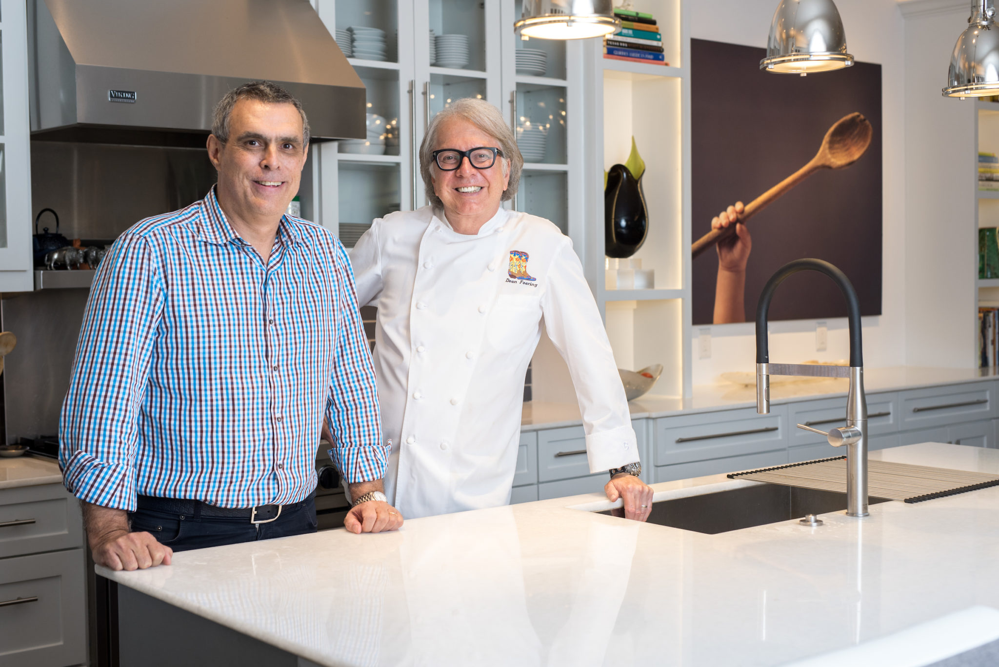 Chef Dean Fearing's Stunning Kitchen Remodel with The Stone Boutique