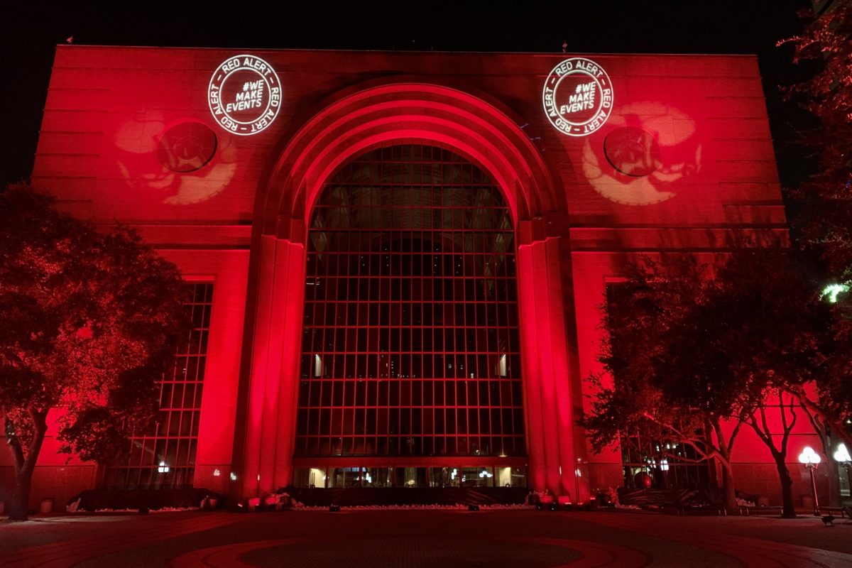 Cities Light Up in Red, Creating Striking Scenes to Support Struggling ...