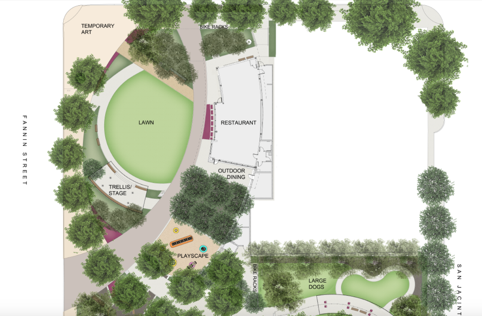 Houston's Newest Park Brings Some Much Needed Green to South Downtown ...