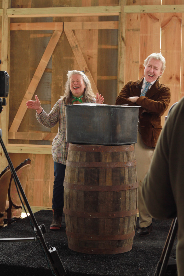 Leigh Keno Embraces the Round Top Spring Show Scene During an ...