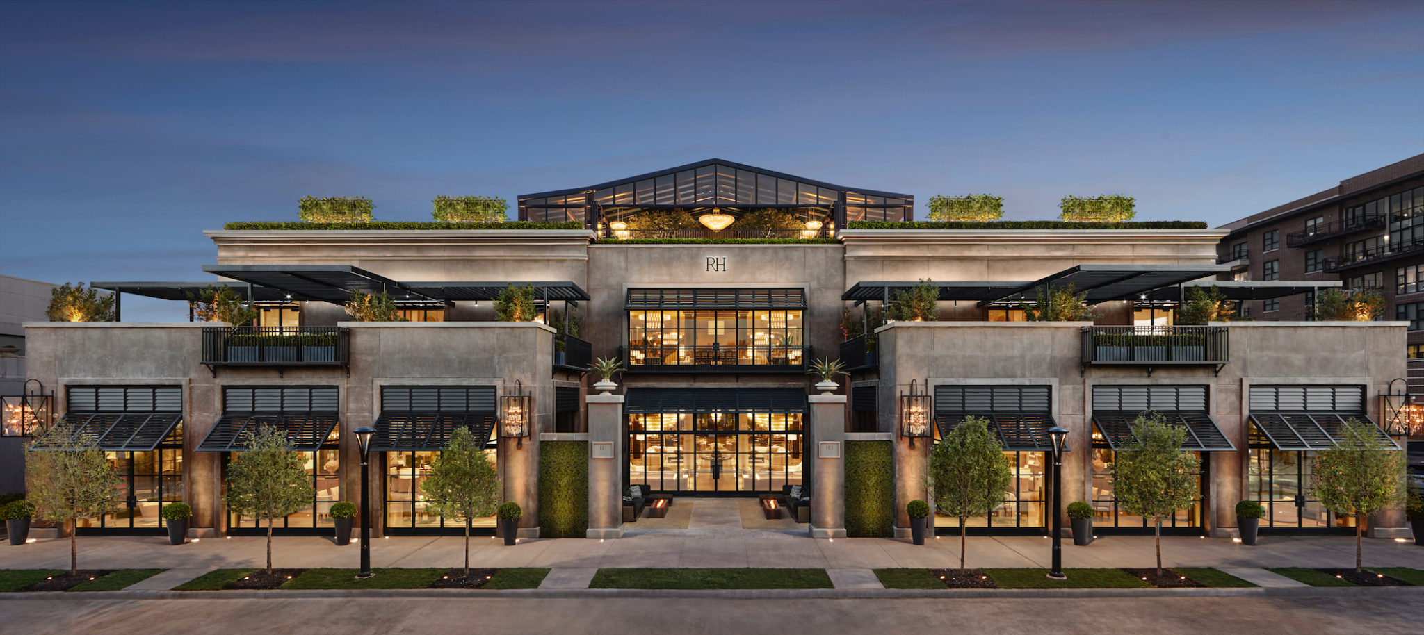 RH Opens a Stunning Gallery Store and Stylish Rooftop Restaurant in ...