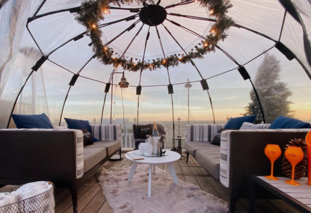 Celebrate The Season of Giving at The Statler With Dallas' Rooftop Ski ...