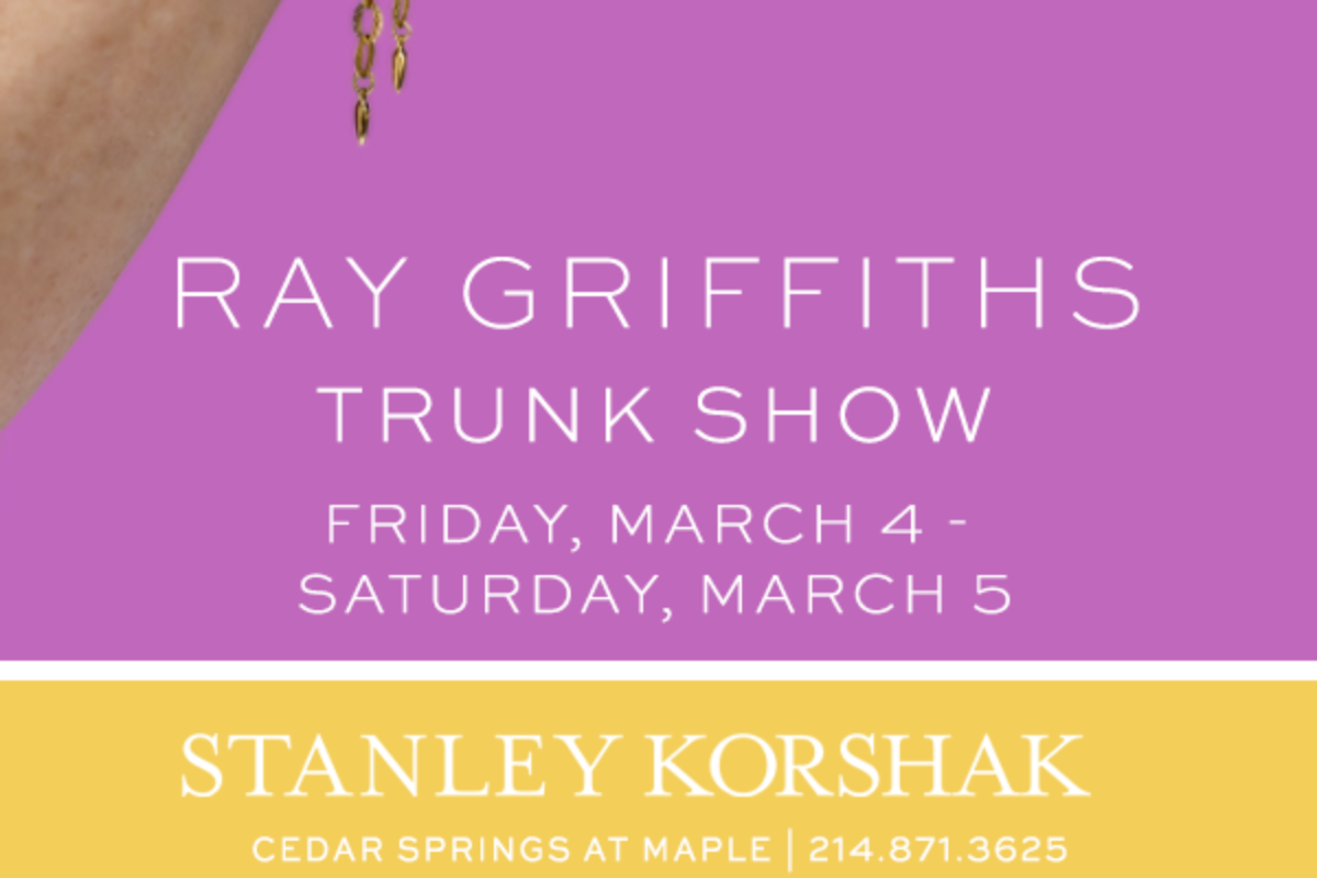 Ray Griffiths Fine Jewelry Trunk Show - PaperCity Magazine