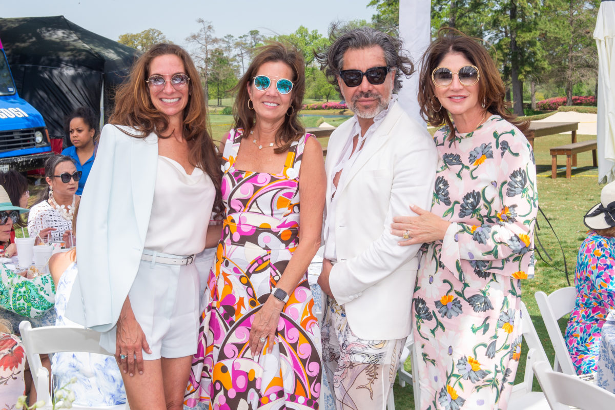River Oaks Tennis Luncheon Turns the Country Club Lawn Into a Flowery ...