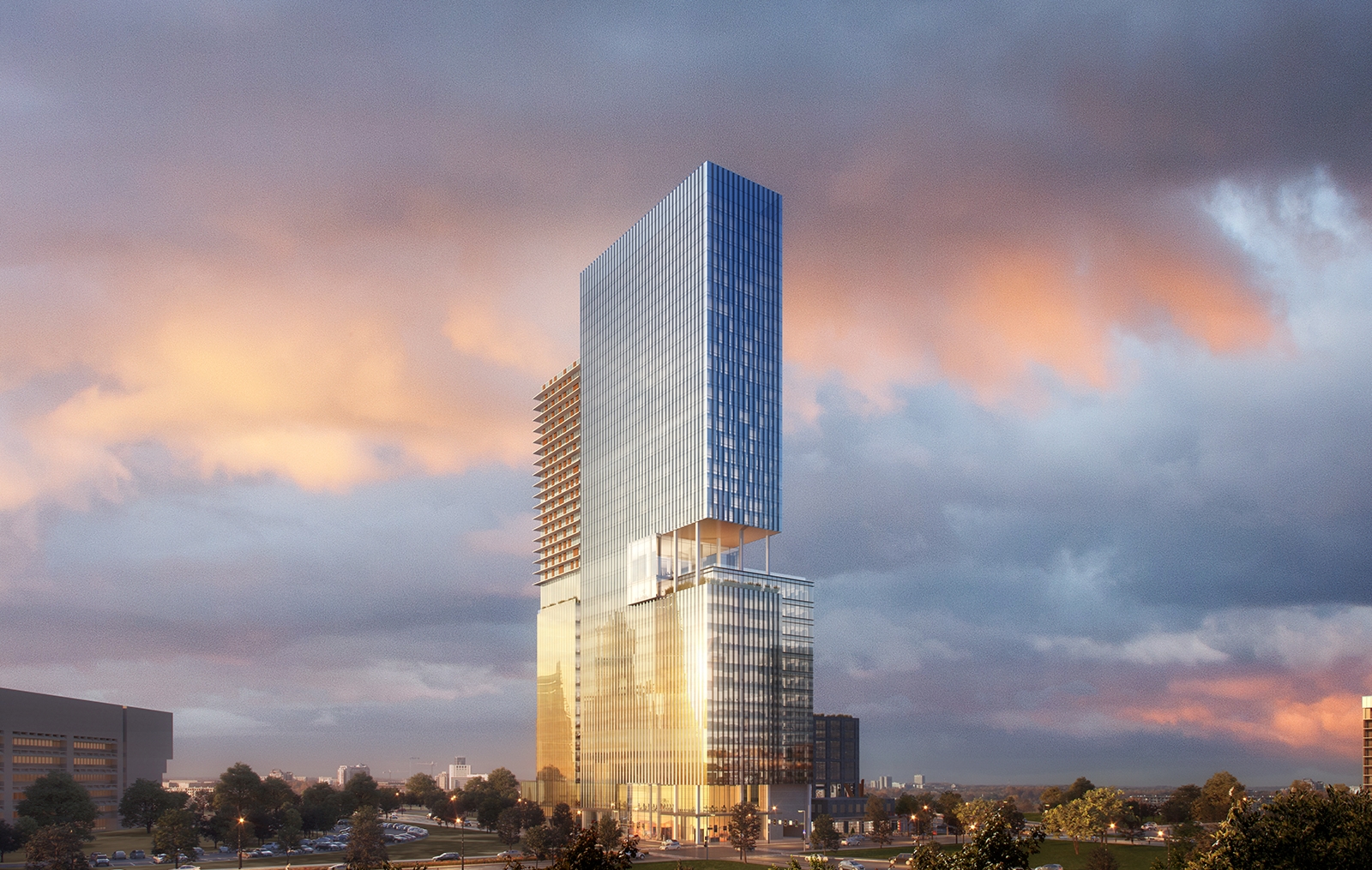 New $3.5 Billion Dallas District and Its Signature 38-Story Tower to ...
