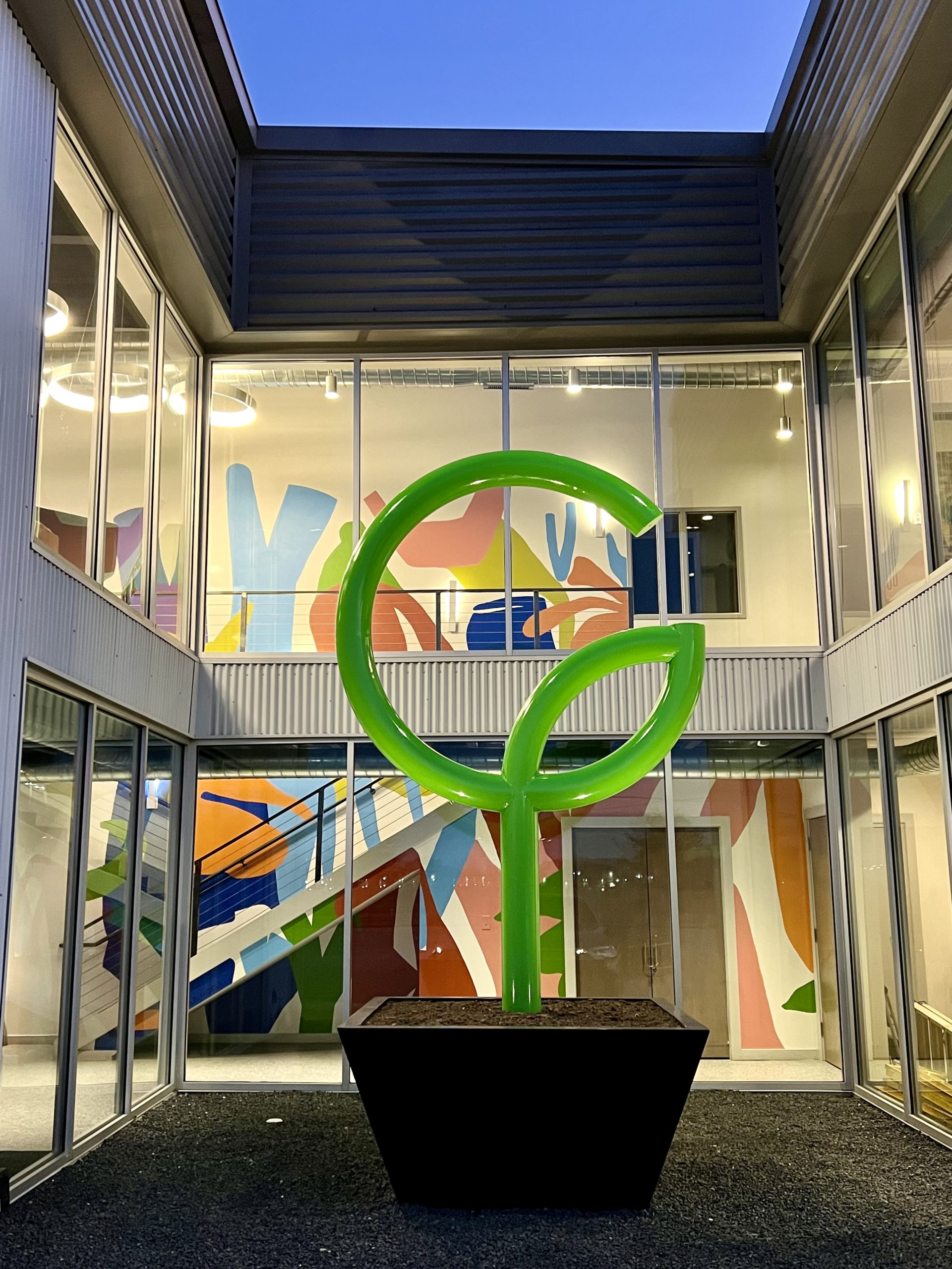 Check Out This Living Mural With Moss Graffiti — A Houston Artist ...