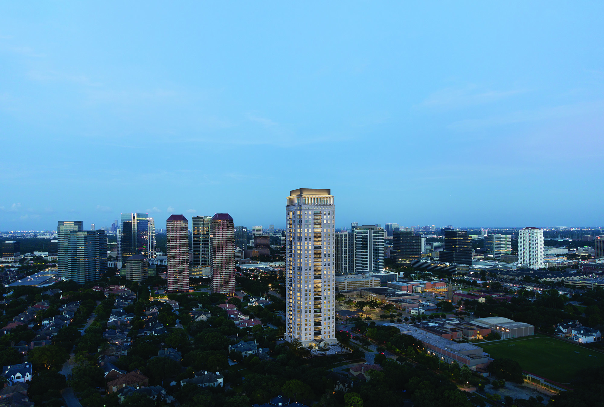 New 33-Story Houston High-Rise's $3 Million Sales Center Says Plenty ...