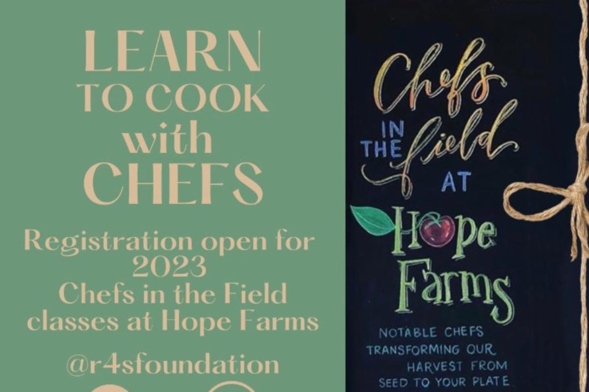 Chefs in the Field Cooking Class at Hope Farms with Ben McPherson, BOH ...