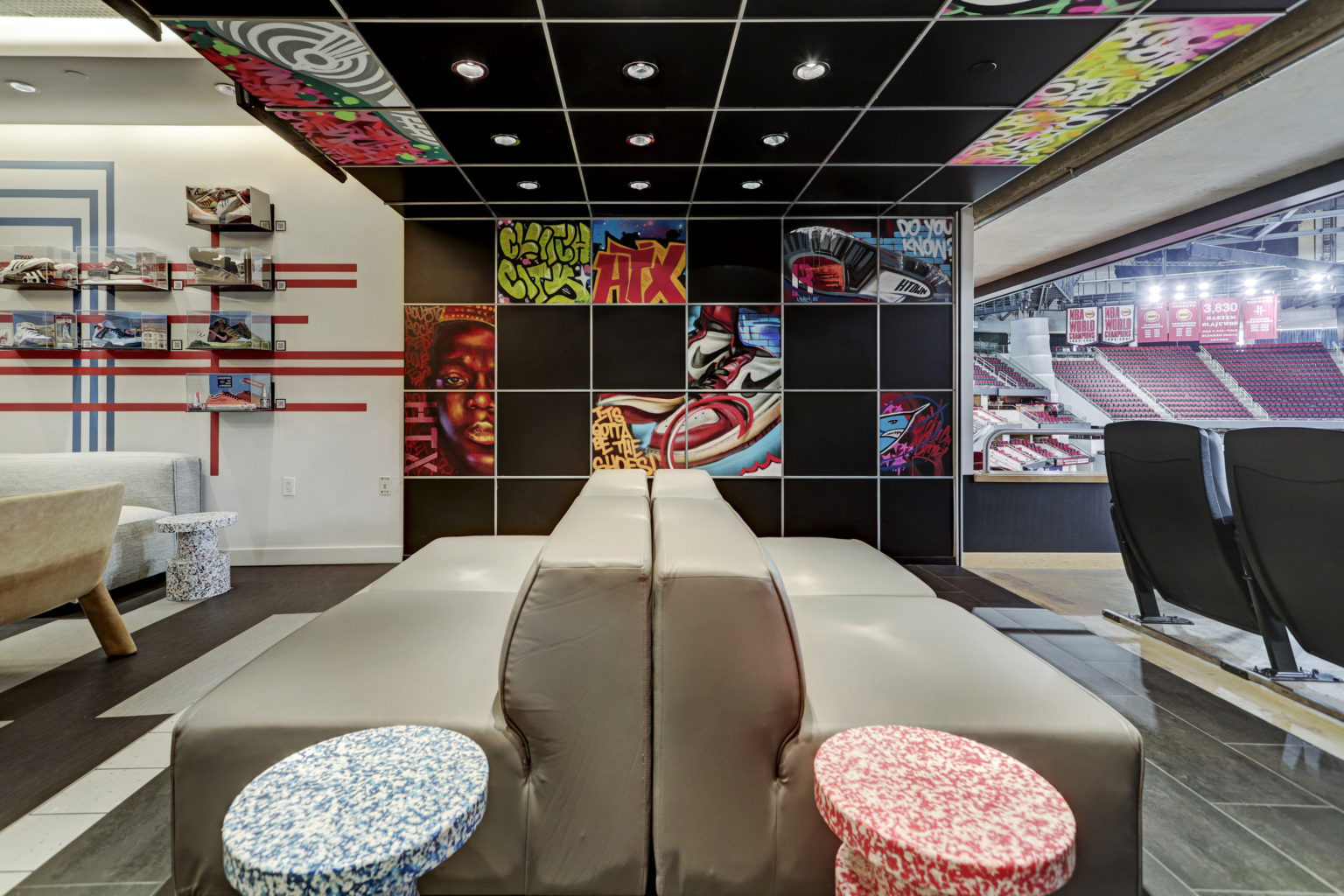 The Houston Rockets' Tricked Out Suites Take Luxury Sports Seating Into ...