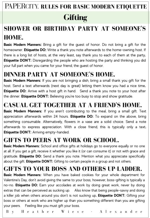 A 2023 Modern Etiquette Ambassador Breaks Down 36 Common Life Scenarios ...
