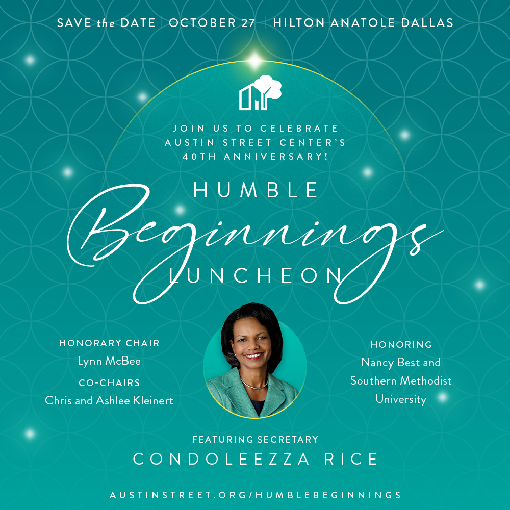 Austin Street Center’s Annual ‘Humble Beginnings Luncheon’ Celebrating Its 40th Year - PaperCity ...