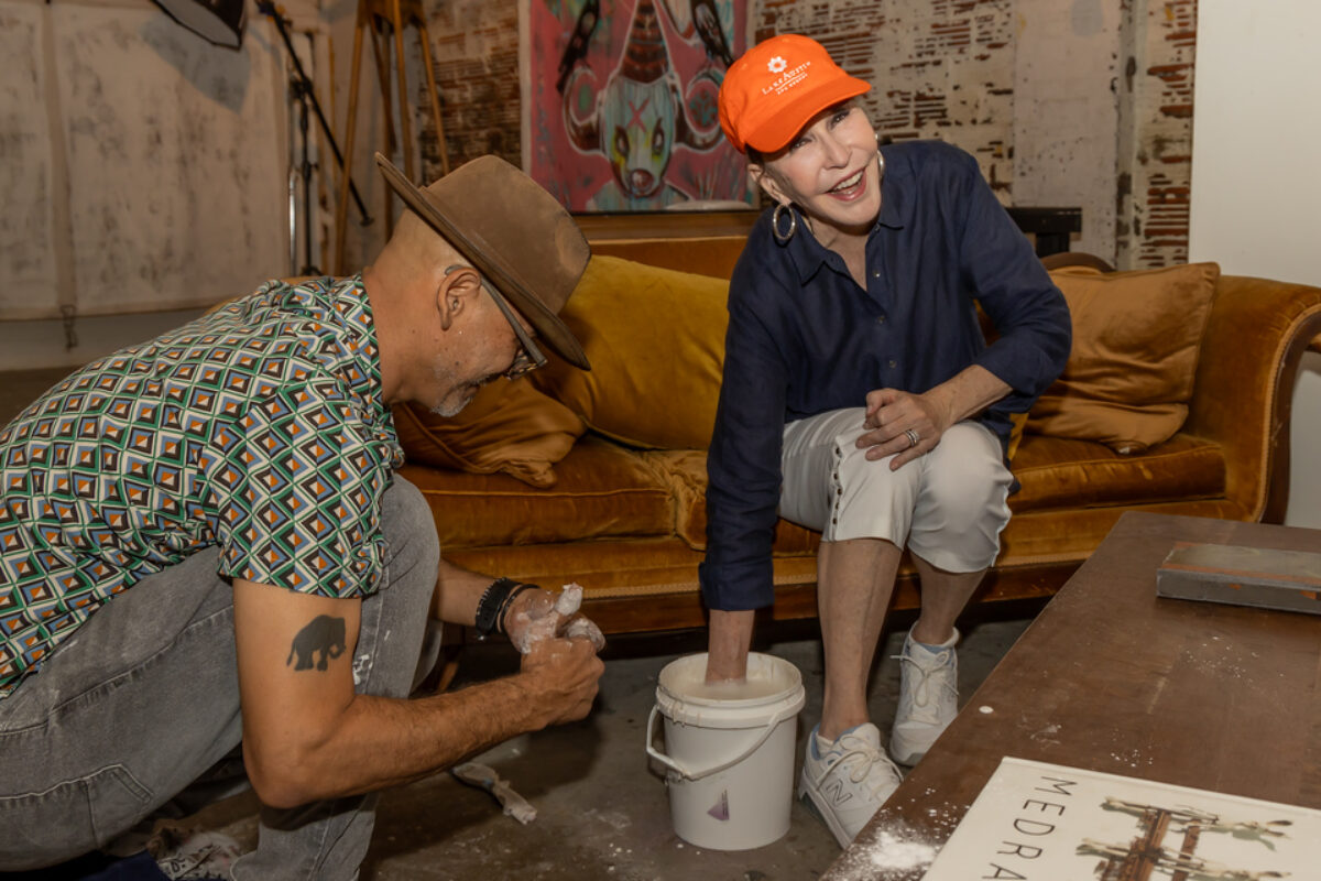 Working With Houston Artist Patrick Medrano, PaperCity's Shelby Hodge ...