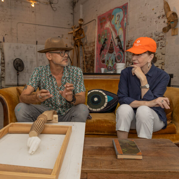 Working With Houston Artist Patrick Medrano, PaperCity's Shelby Hodge ...