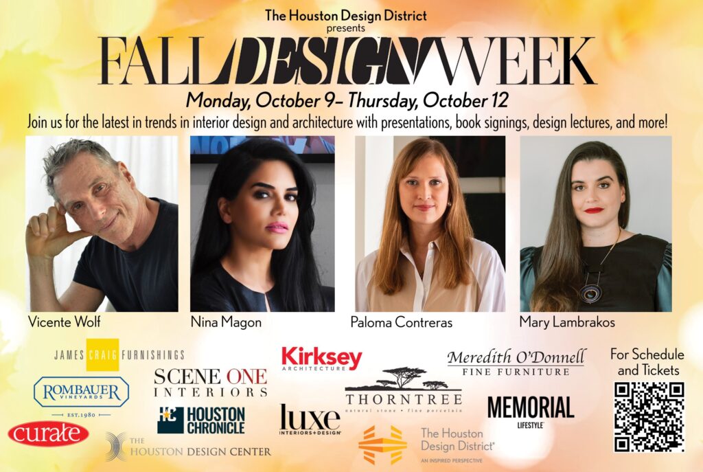 The 4th Annual Fall Design Week at The Houston Design District ...