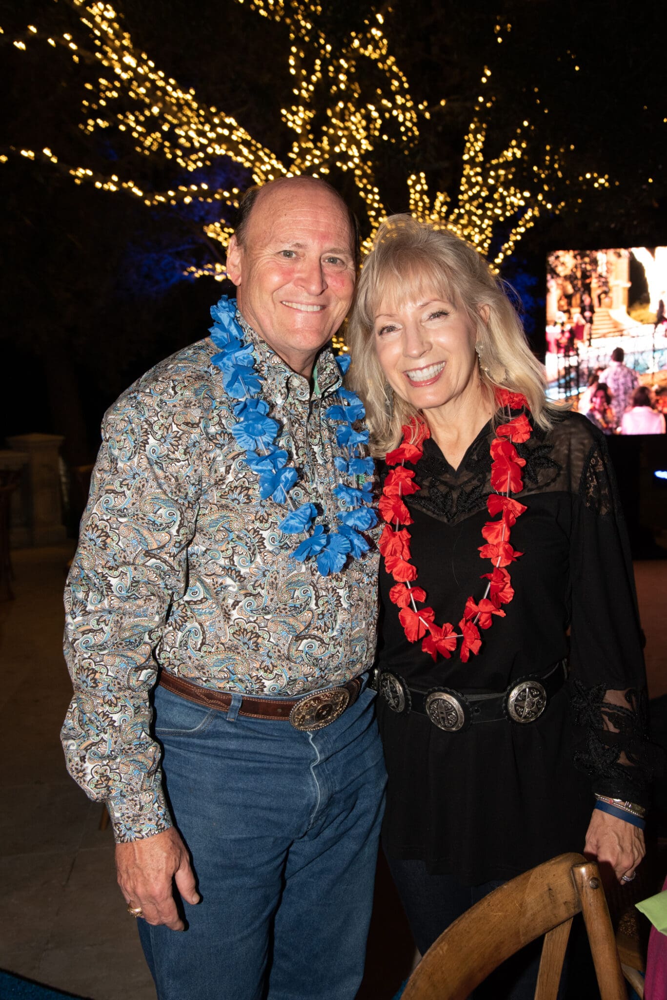 Tilman Fertitta Stays True Blue In Lavish Family Mansion Party, Helps ...