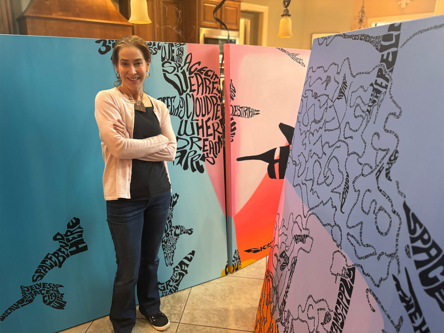 An Artist From The Woodlands' Work to Welcome International Travelers ...