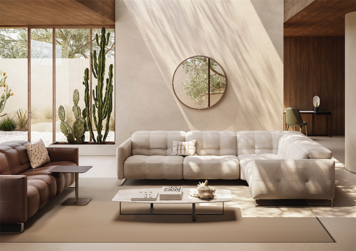 The Outlook is Bright at the First Natuzzi Italia Store