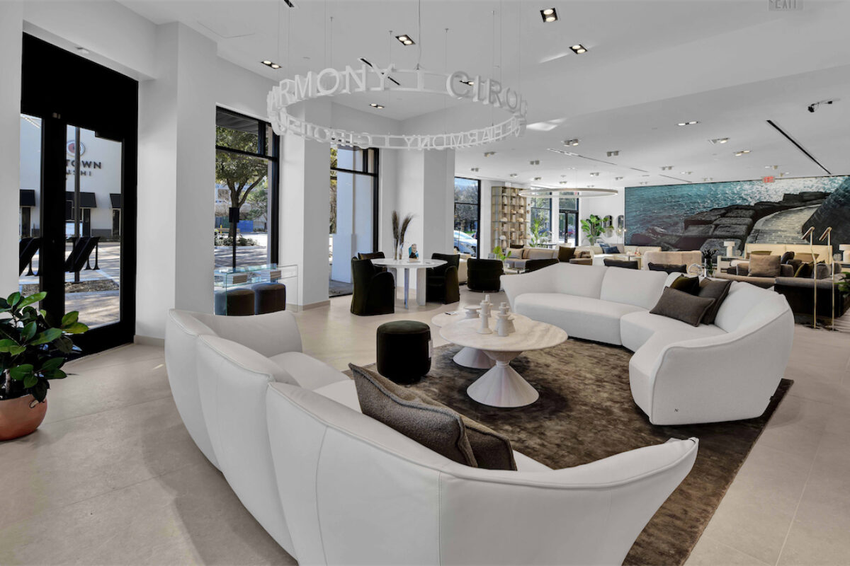 The Outlook is Bright at the First Natuzzi Italia Store