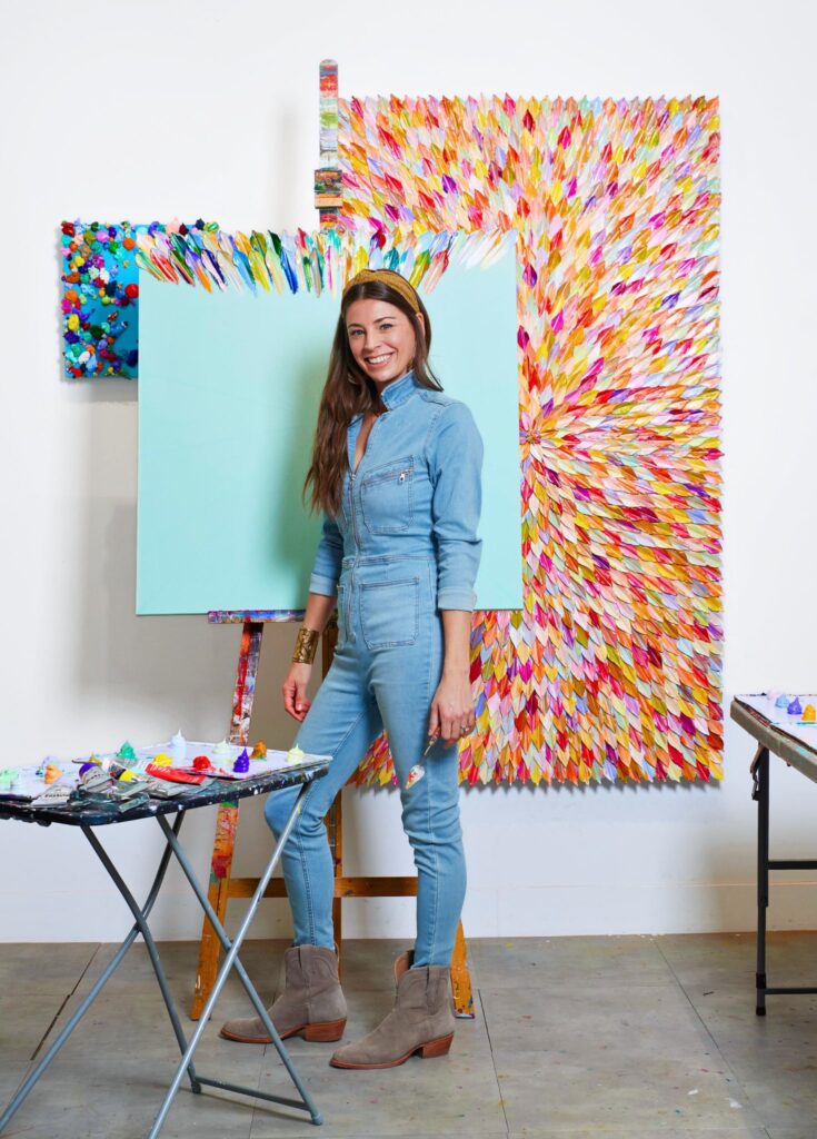 melissa ellis solo exhibition - "the shape of color" - PaperCity Magazine