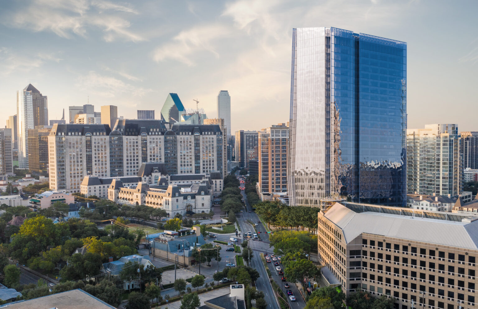 The Tallest Office Building in Uptown Debuts With the Largest Indoor ...